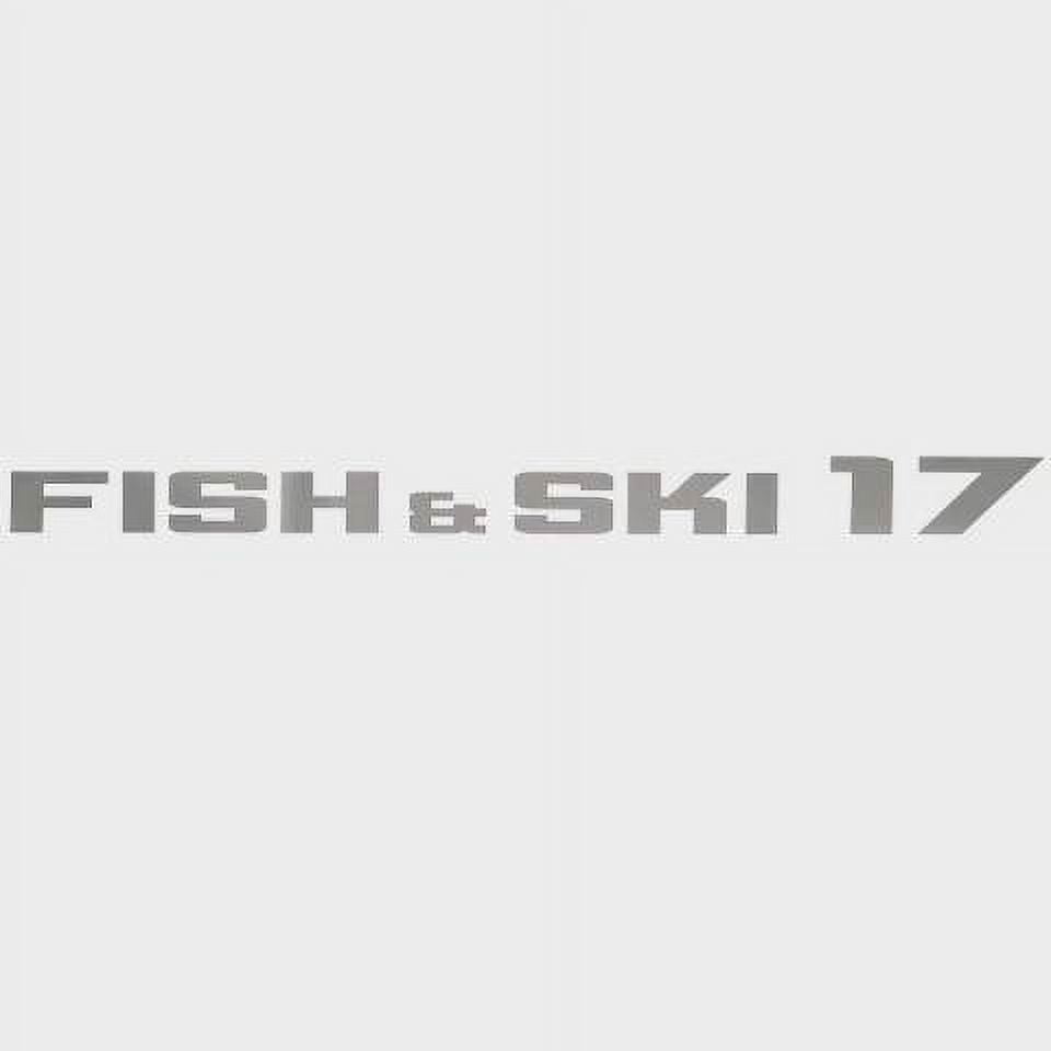 Lowe Boat Decal Sticker 2354062 | Fish and Ski 17 Metallic Silver ...