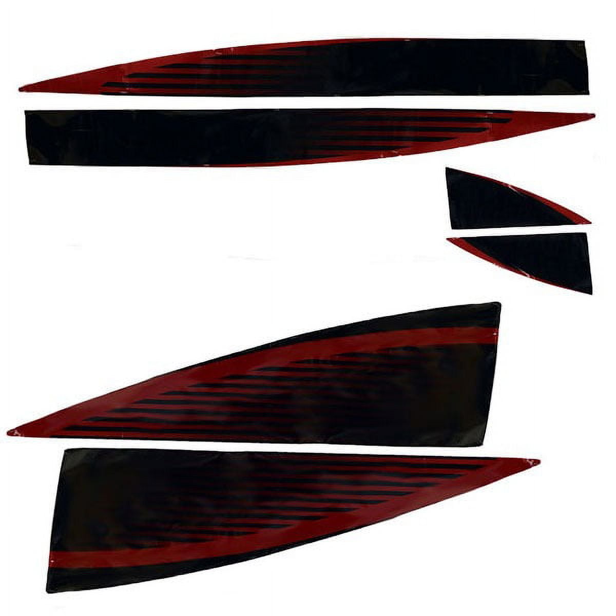 Lowe Boat Gate Graphic Decals 1974048 | Red / Black (Set Of 6 ...