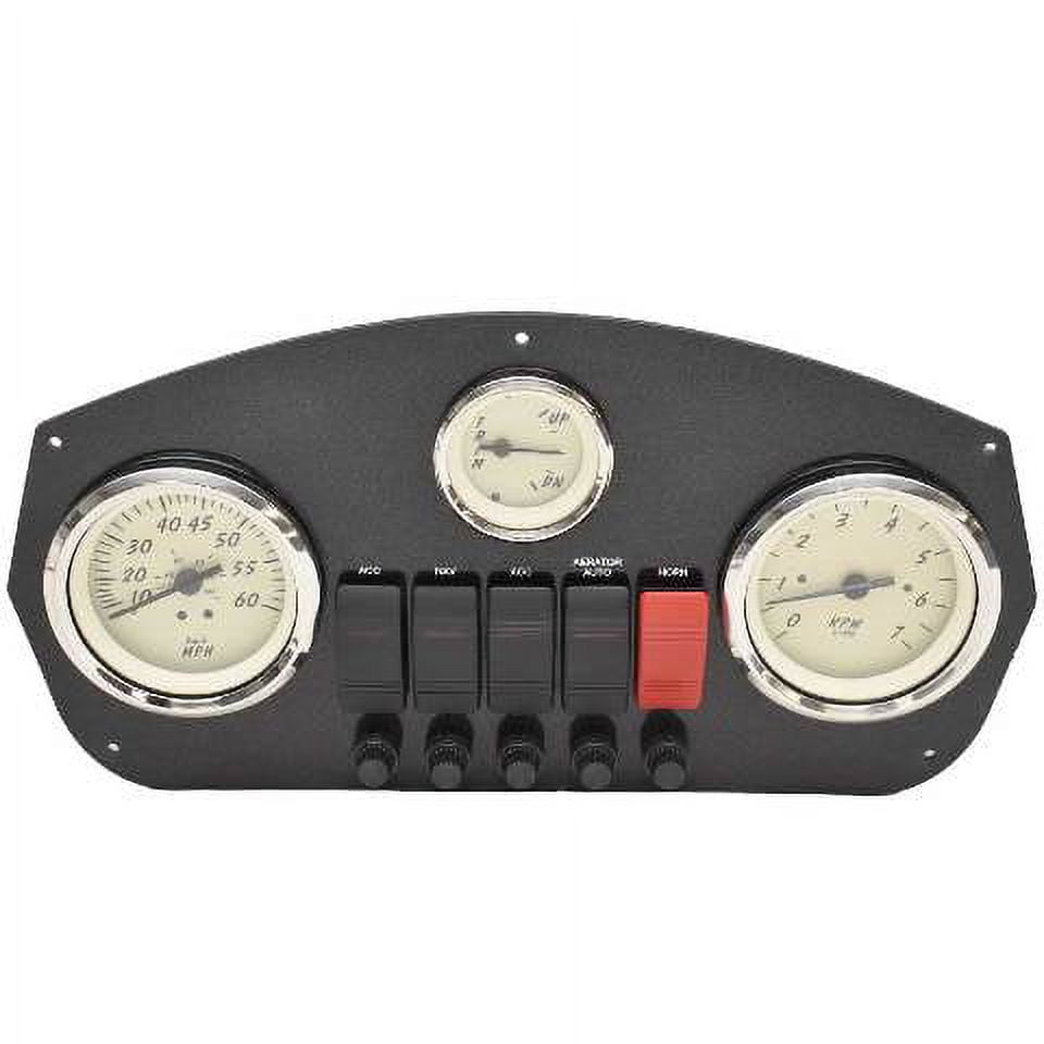 Lowe Boat Gauge Panel 2196450 | Black 14 x 7 1/8 Inch Teleflex ...