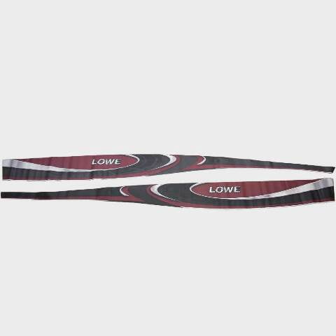 Lowe Boat Graphic Decal Set 2165983 | 233 Inch Burgundy Black 2 Piece ...