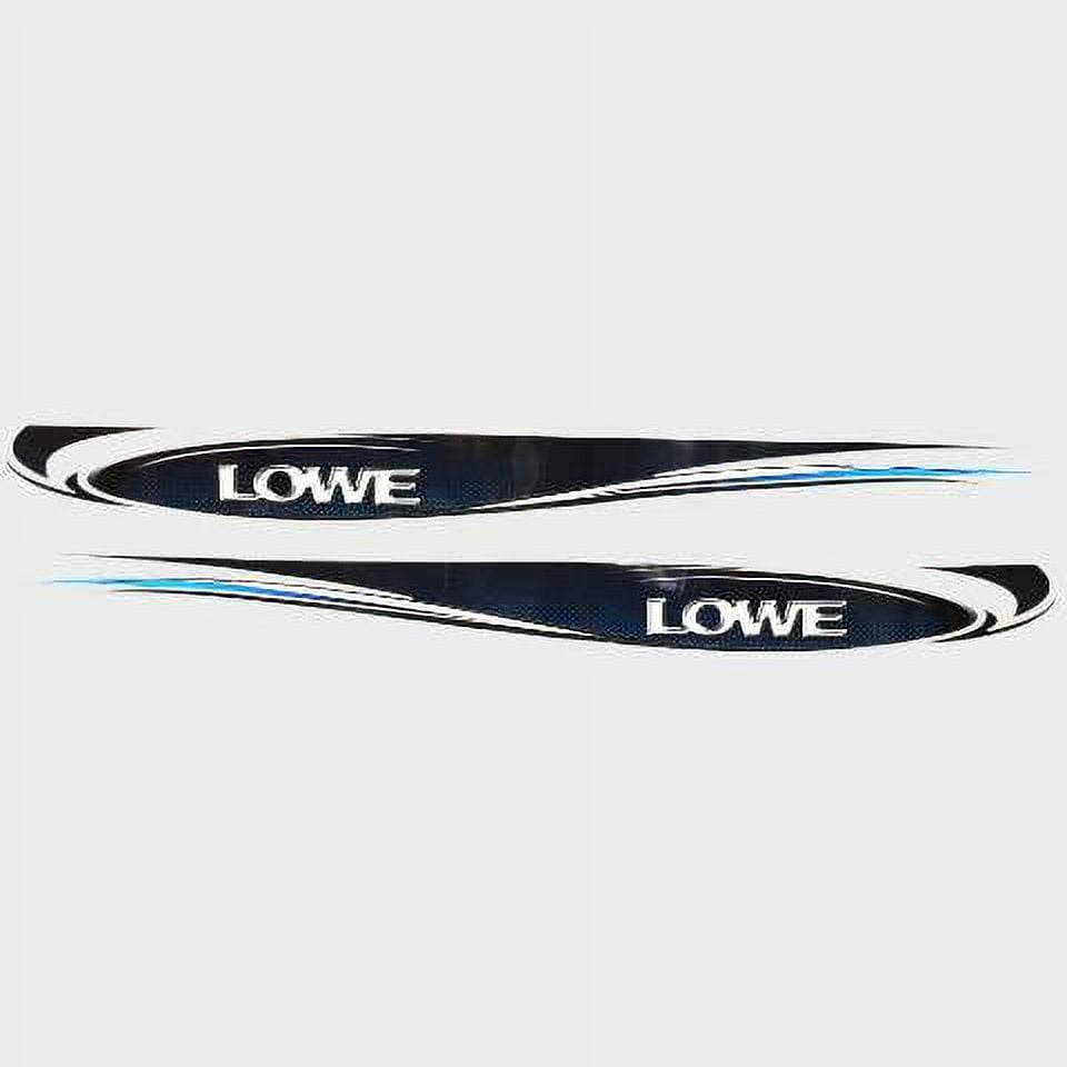 Lowe Boat Hull Decal Set 2098162 | 90 1/2 x 8 Inch Blue Black Gray ...