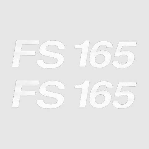 Lowe Boat Logo Decal 1848721 | FS 165 White 6 3/8 x 1 1/4 Inch (Pair ...