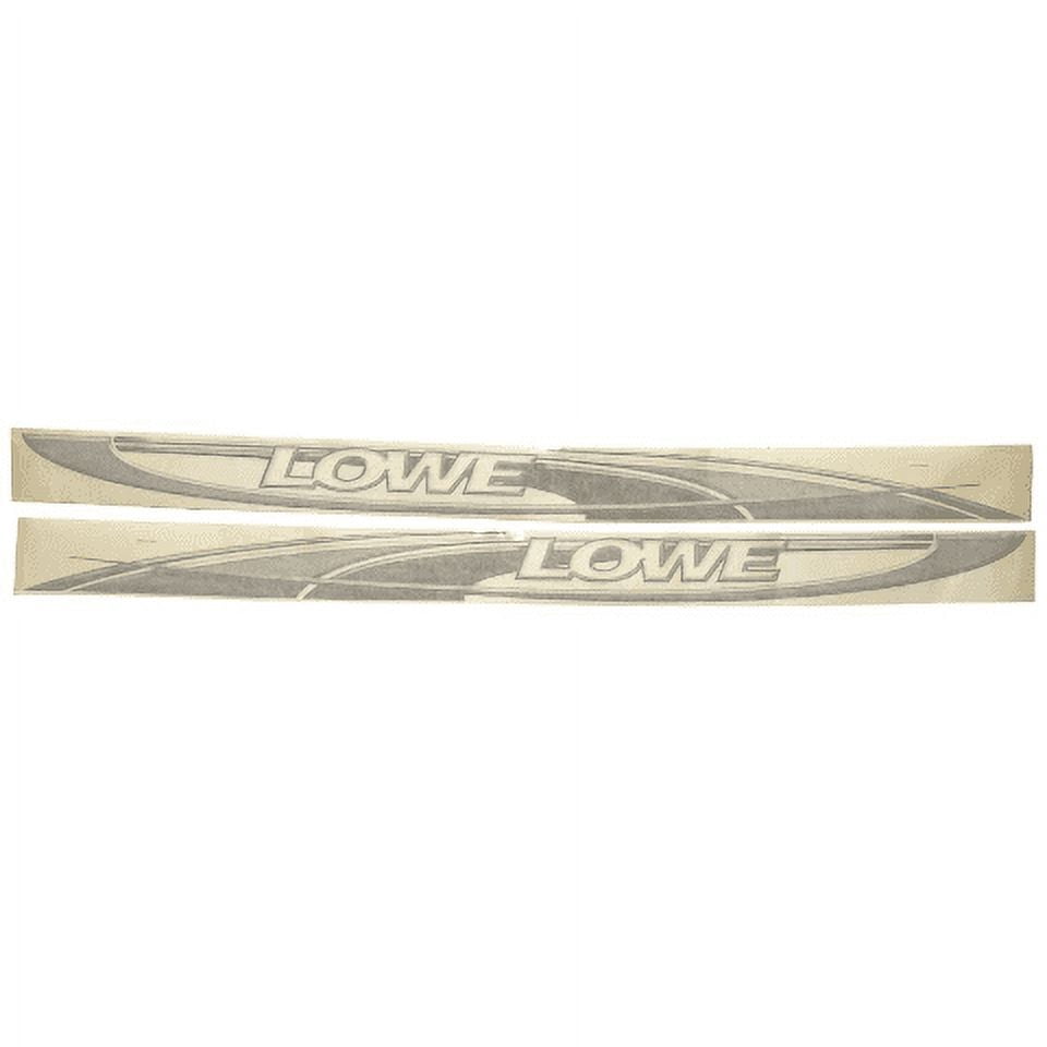 Lowe Boat Main Decal Set 1974033 | 106 x 7 Inch Blue Black White 2PC ...