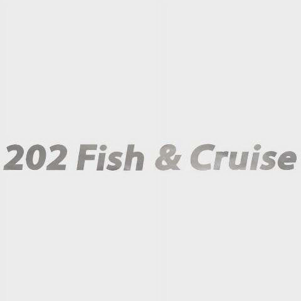 Lowe Boat Model Decal 2178375 | 202 Fish & Cruise 24 3/4 Inch Silver ...