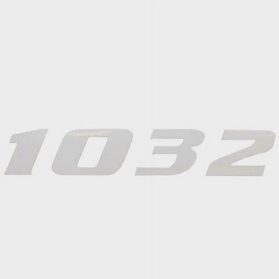 Lowe Boat Model Decal 2195960 | 1032 White Glossy Sticker - Walmart.com