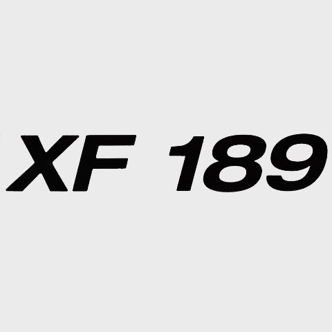 Lowe Boat Model Decal 2377246 | XF 189 Black Vinyl Sticker - Walmart.com