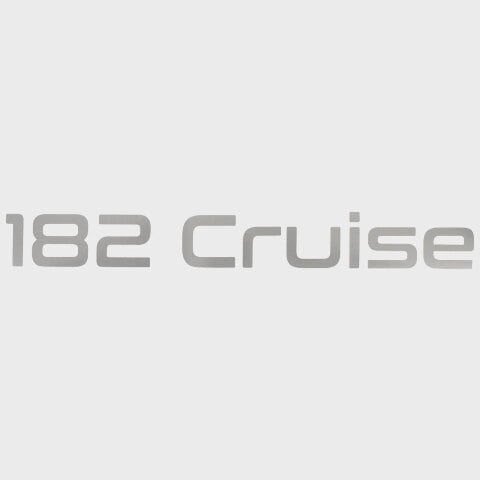 Lowe Boat Model Decal 2395281 | 182 Cruise Silver Vinyl Sticker ...