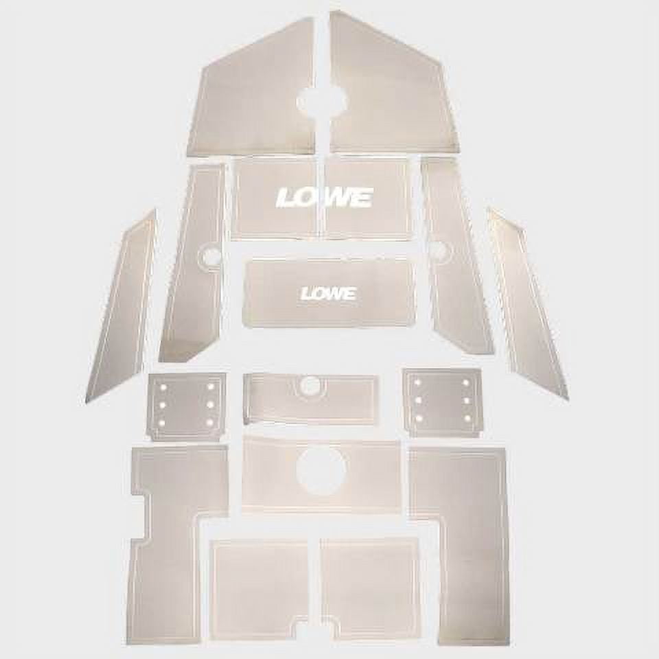 Lowe Boat Non-Skid Deck Mats 2283111 | Bay 22 SeaDek Tan White (17PC ...