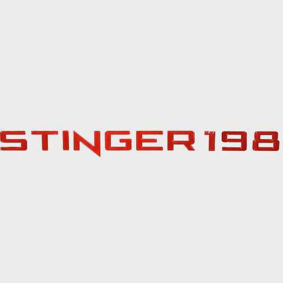 Lowe Boat Raised Decal 2316700 | Stinger 198 Red 28 1/4 x 2 5/8 Inch ...