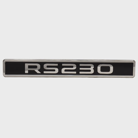 Lowe Boat Raised Decal 2413596 | RS 230 Silver / Black Sticker ...