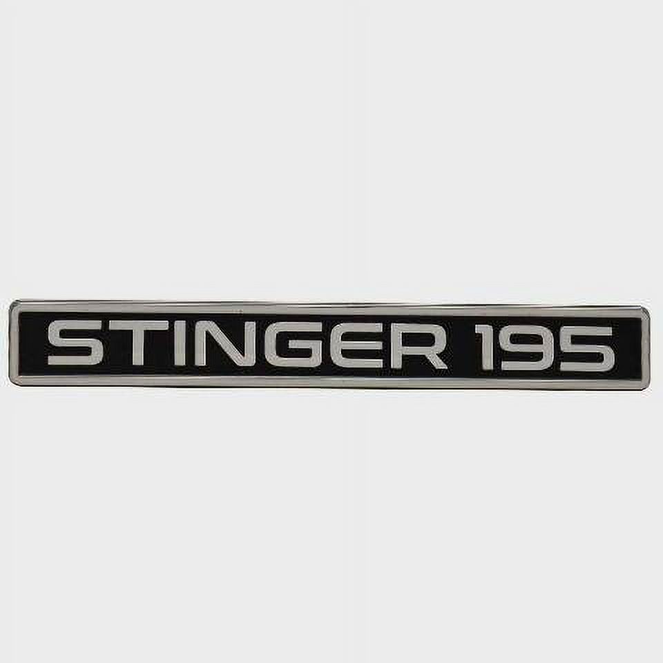 Lowe Boat Raised Emblem Decal 2368841 | Stinger 195 Black Sticker ...