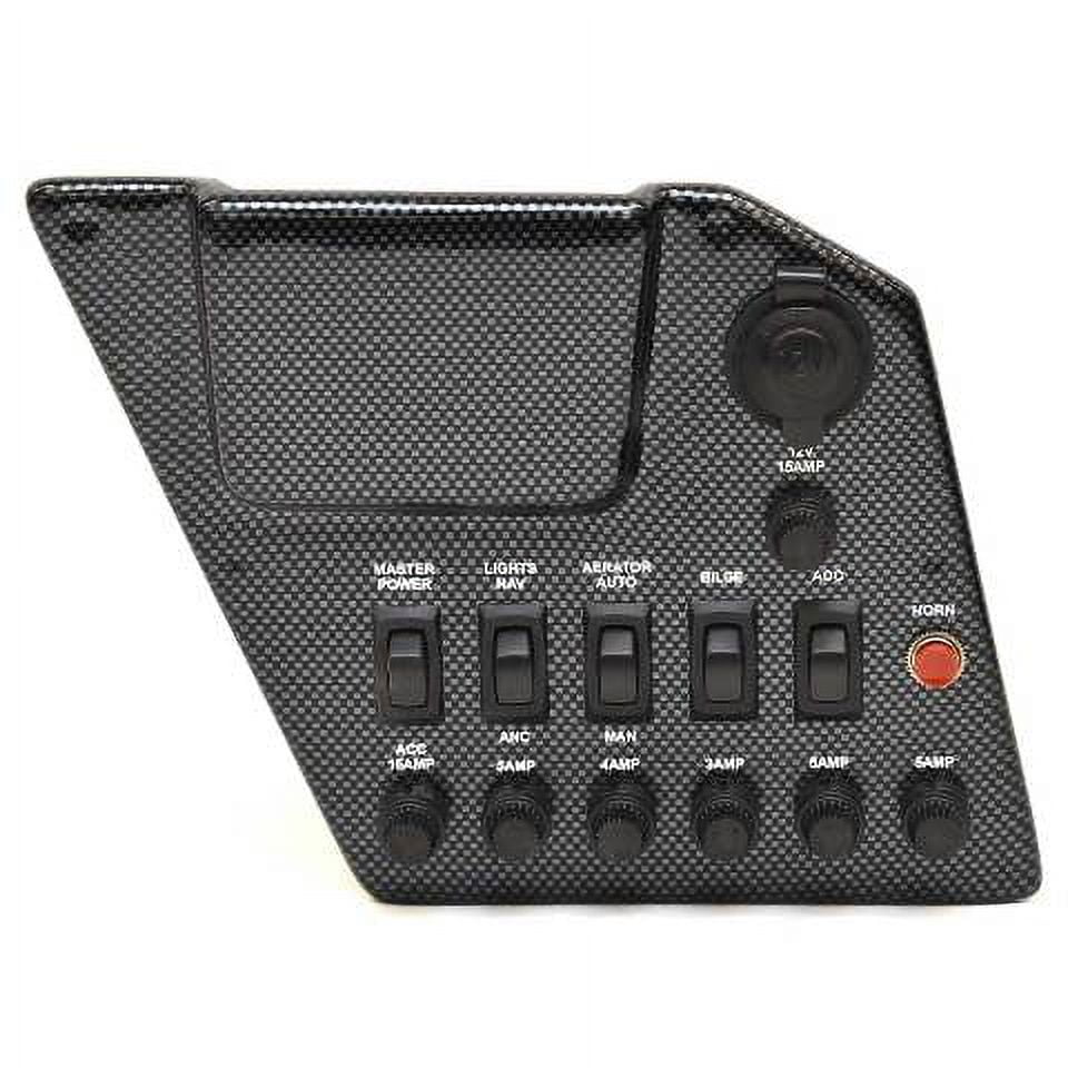 Lowe Boat Rocker Switch Panel 2320542 | w/ Fuses 9 5/8 x 7 3/8 Inch ...