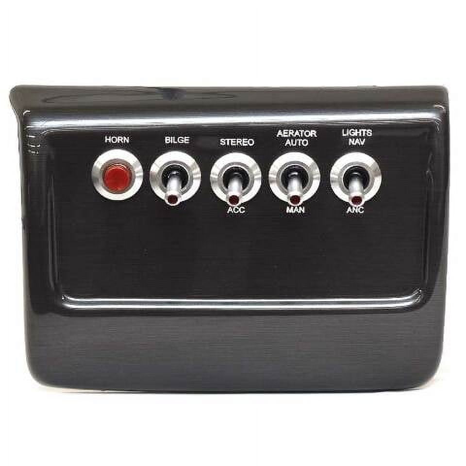 Lowe Boat Toggle Switch Panel 2409937 | w/ Fuse Block Metallic ...