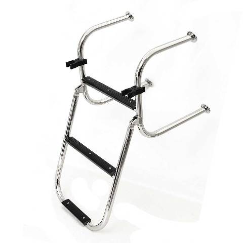 Garelick Eez-In 3-19683 Telescoping Transom Ladder, 4-Step - Walmart.com