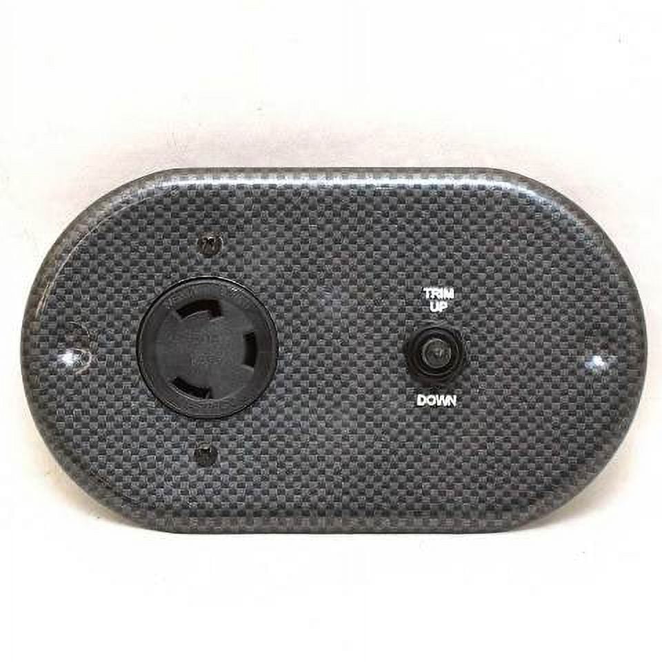 Lowe Boat Trolling Motor Panel J61105-46 | 7 1/8 x 4 1/8 Inch 30A 125V ...