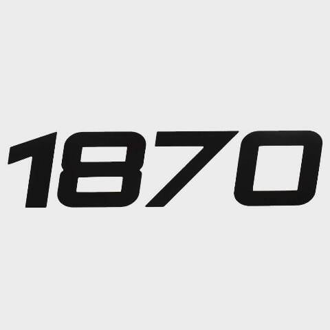 Lowe Boats Model Decal 2276611 | 1870 Matte Black Sticker - Walmart.com