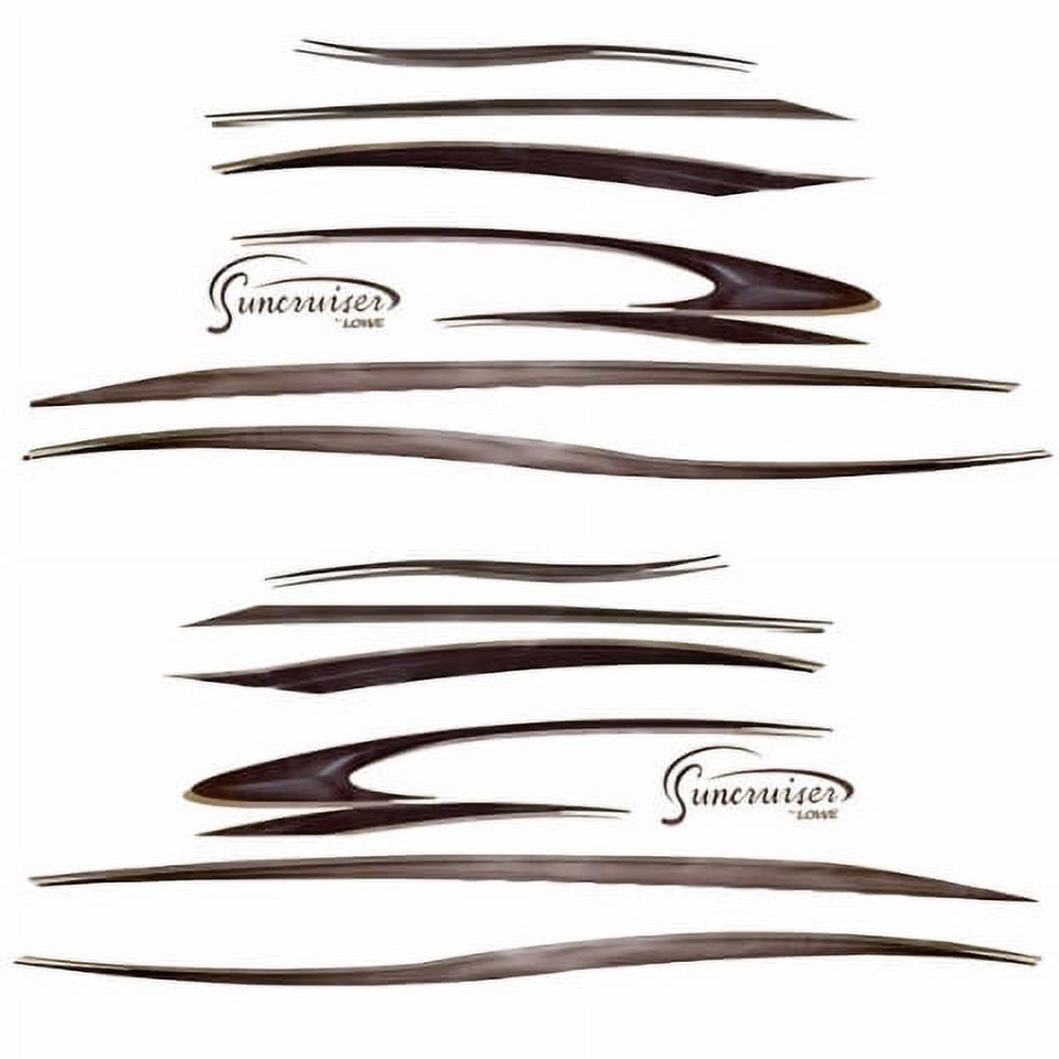 Lowe Pontoon Boat Decal 625522 | Suncruiser Taupe Stickers (Kit ...