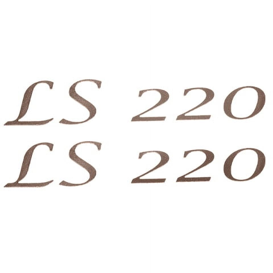 Lowe Pontoon Boat Emblem Decal Stickers | LS 220 Gold (Pair) - Walmart.com