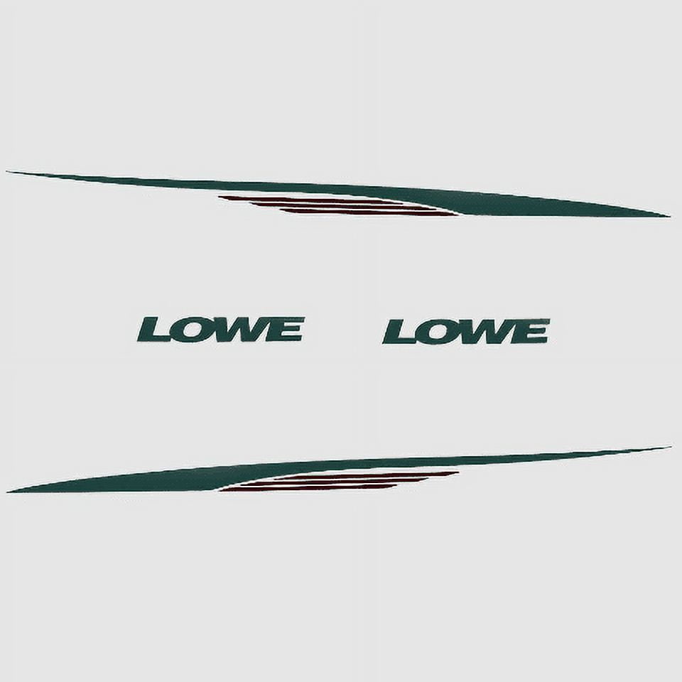 Lowe Pontoon Boat Graphic Decals| Green / Wineberry Stickers (Set of 4 ...