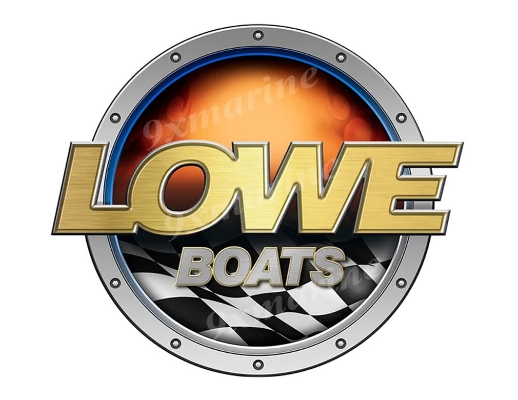 Lowe Racing Boat Round Sticker - Name Plate - Walmart.com