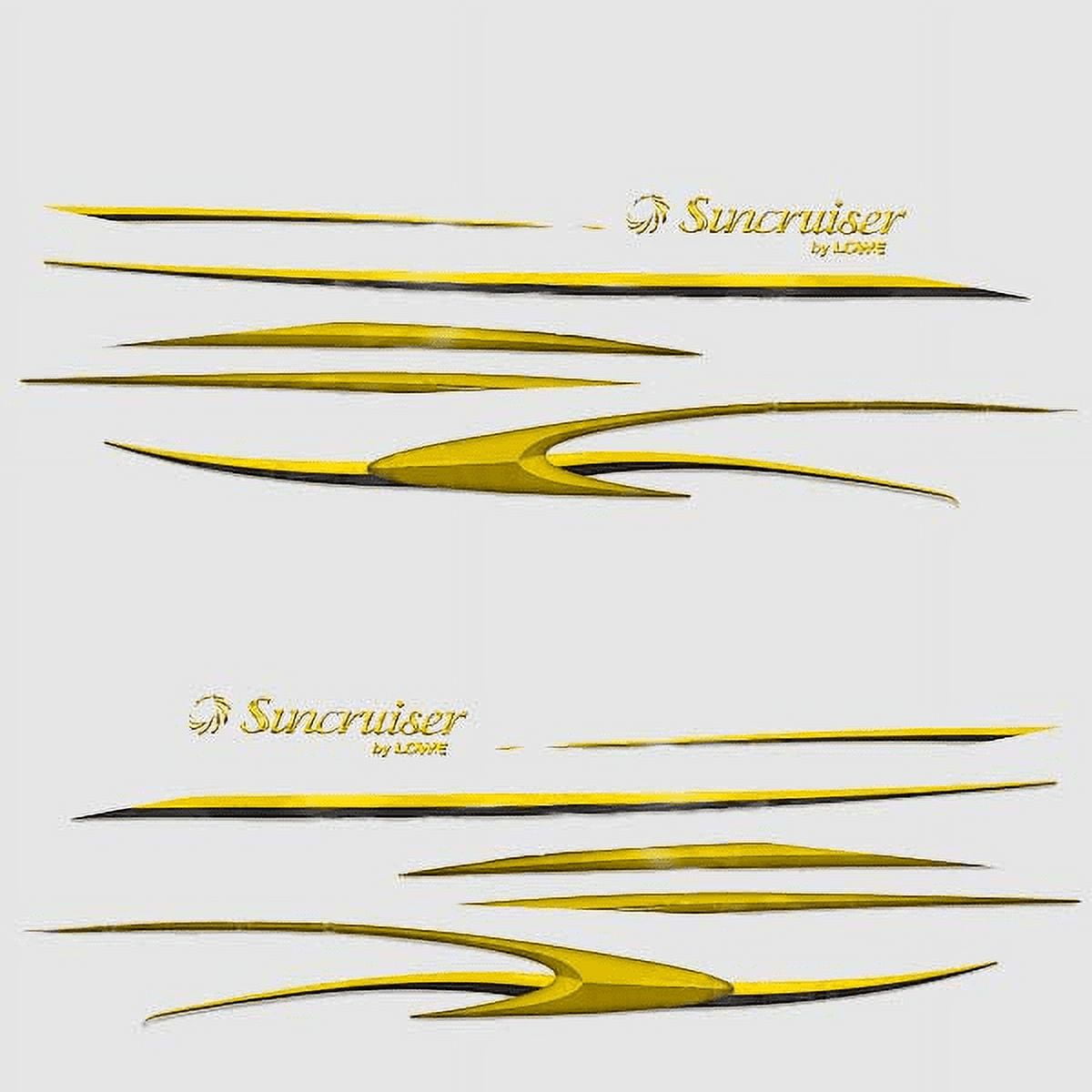 Lowe Suncruiser Pontoon Boat Decal 1846926 | Yellow (Kit) - Walmart.com