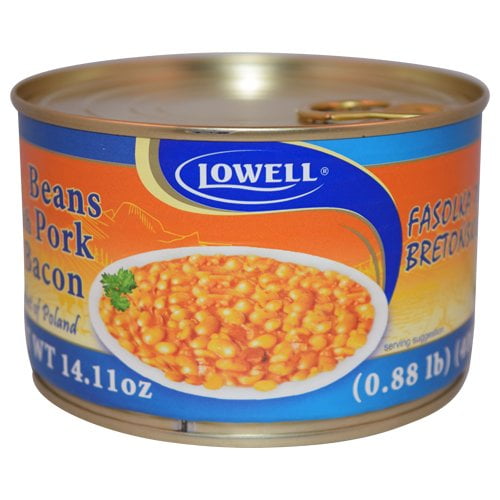 Lowell Foods Canned Beans with Pork NSD3 & Bacon 400g (Pack of 3 ...
