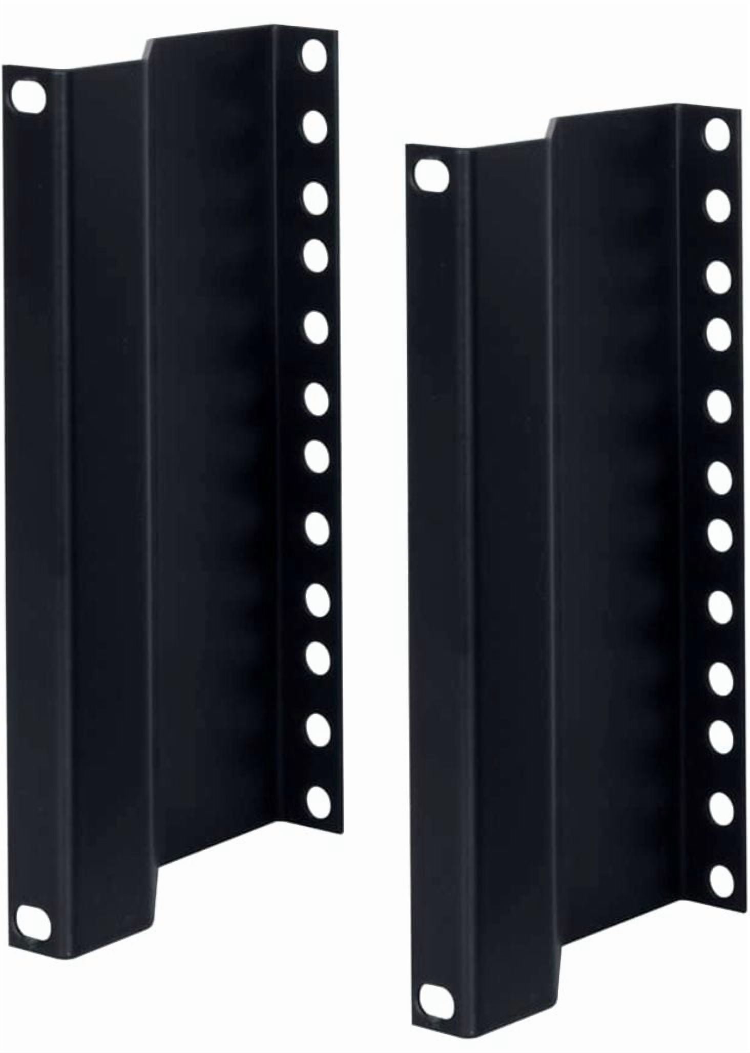 Lowell RRB-4 4U Rack Recessing Brackets (Pair), Smooth Black Powder ...