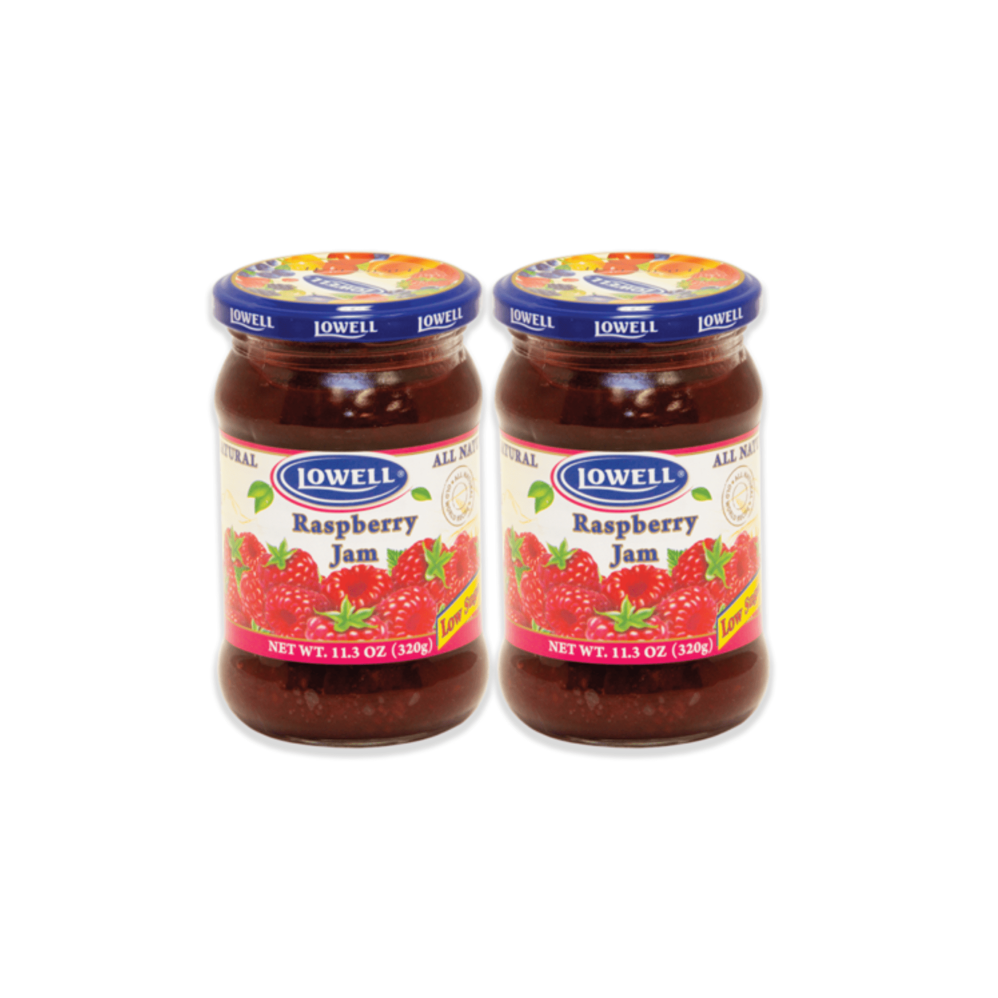 Lowell Raspberry Jam 2-Pack – All-Natural, No Added Sugar, Gluten-Free ...