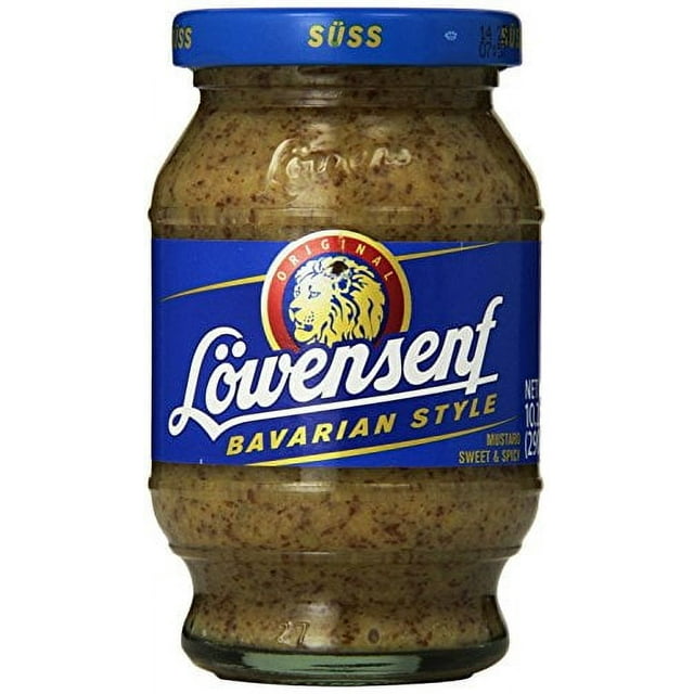 Lowensenf Bavarian Sweet Mustard Jar 10.05 Ounce - Walmart.com