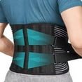Lower Back Brace Lumbar Support Belt Adjustable Double Pull Breathable ...