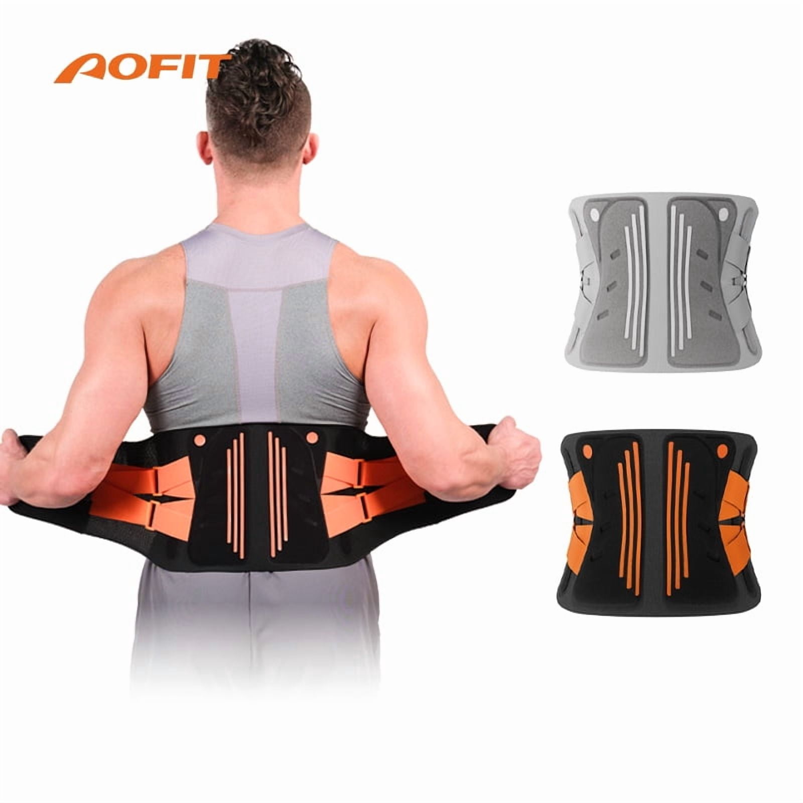 Lower Back Brace Waist Belt Men Women Adjustable Breathable Lumbar ...