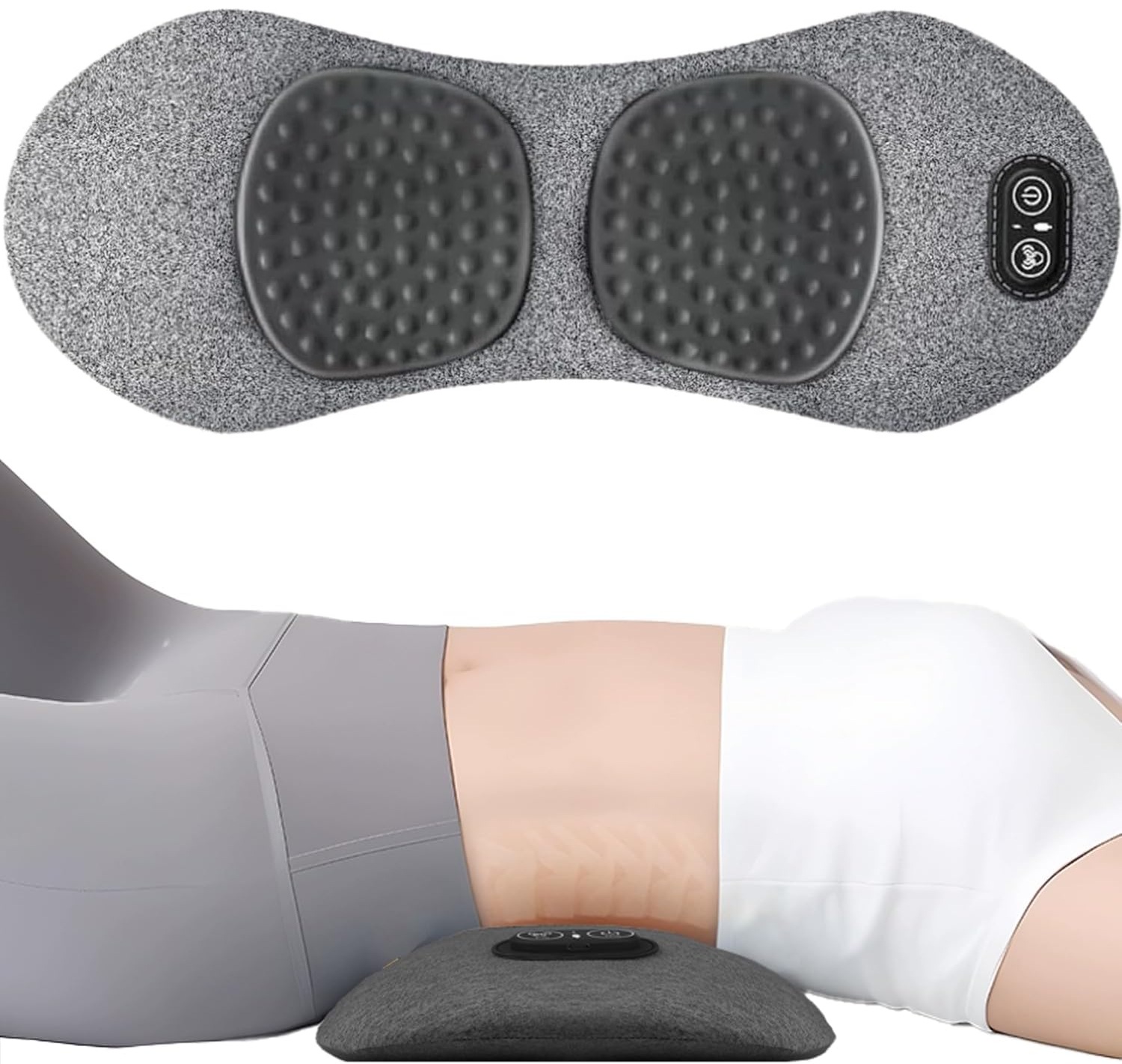 Lower Back Massager with Heat, Vibration & Traction | Deep Tissue ...