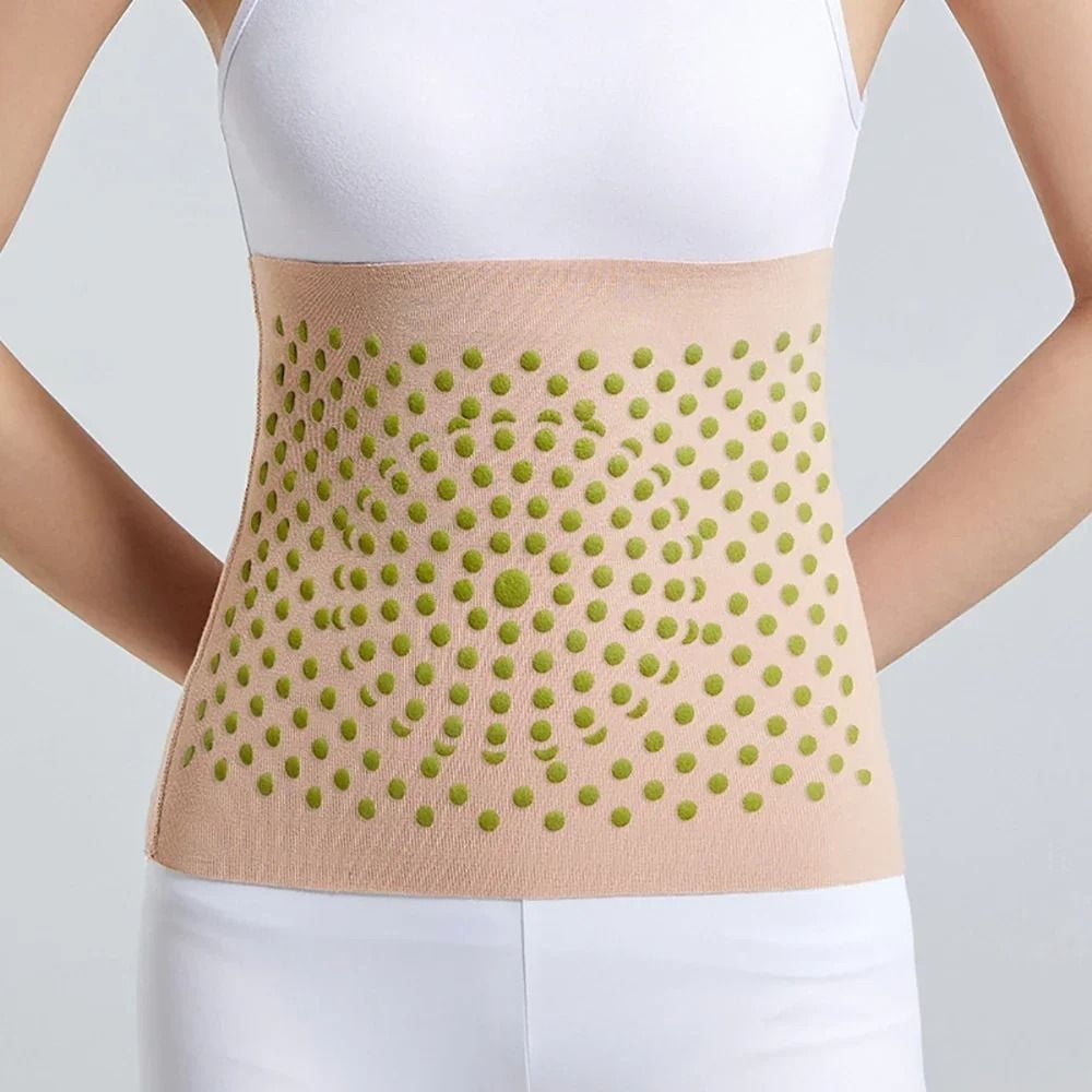 Lower Back Support Belt Thin Elastic Mugwort Warming Waist Wrap for ...