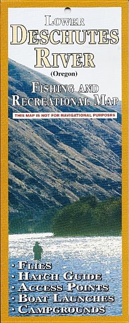 Lower Deschutes River Fishing and Recreation Map (Other) - Walmart.com