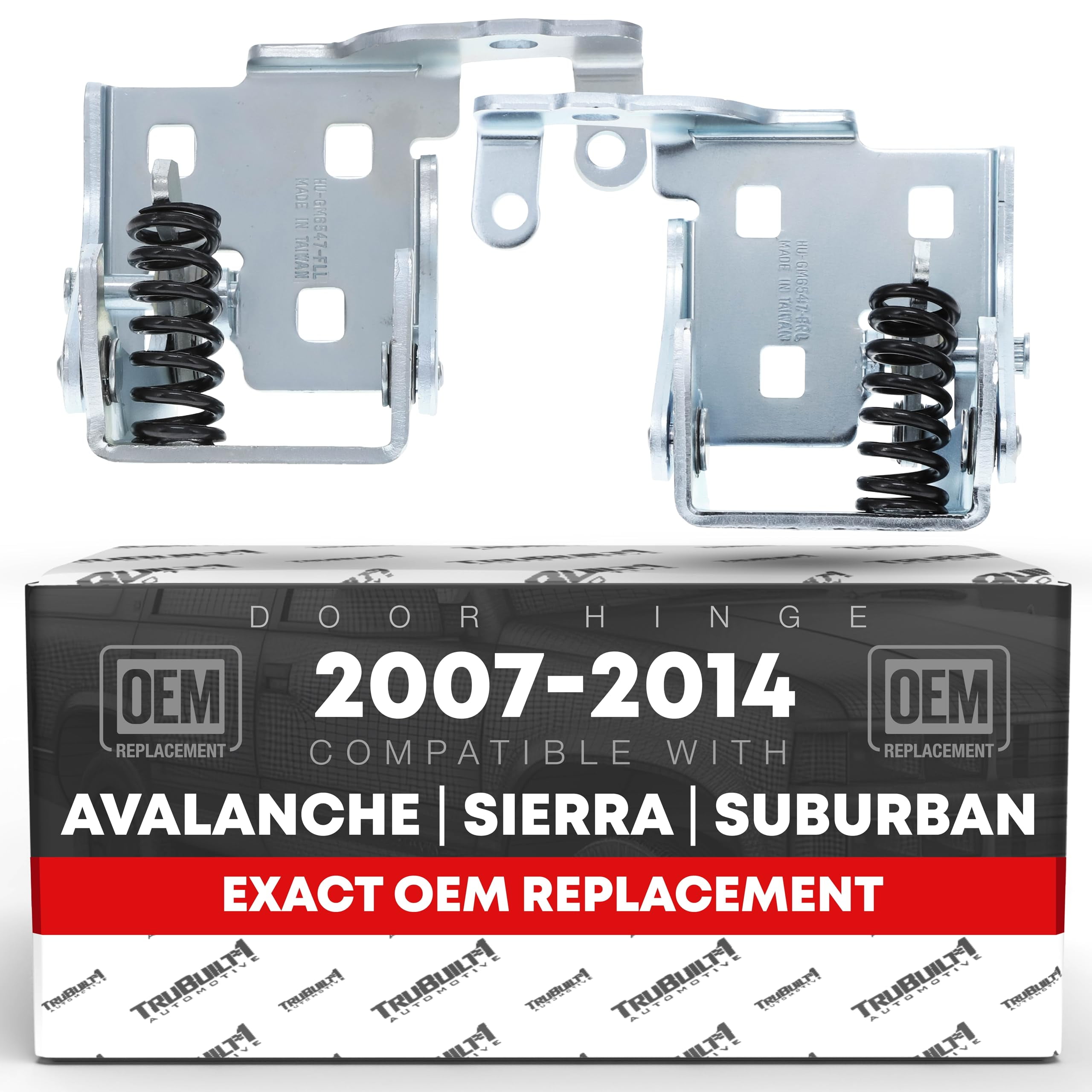 Lower Door Hinge, Front Driver & Passenger - Compatible with 2007-2014 ...