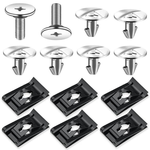 Lower Engine Cover Pin Screws - Premium Radiator Access Cover Pin Clips ...