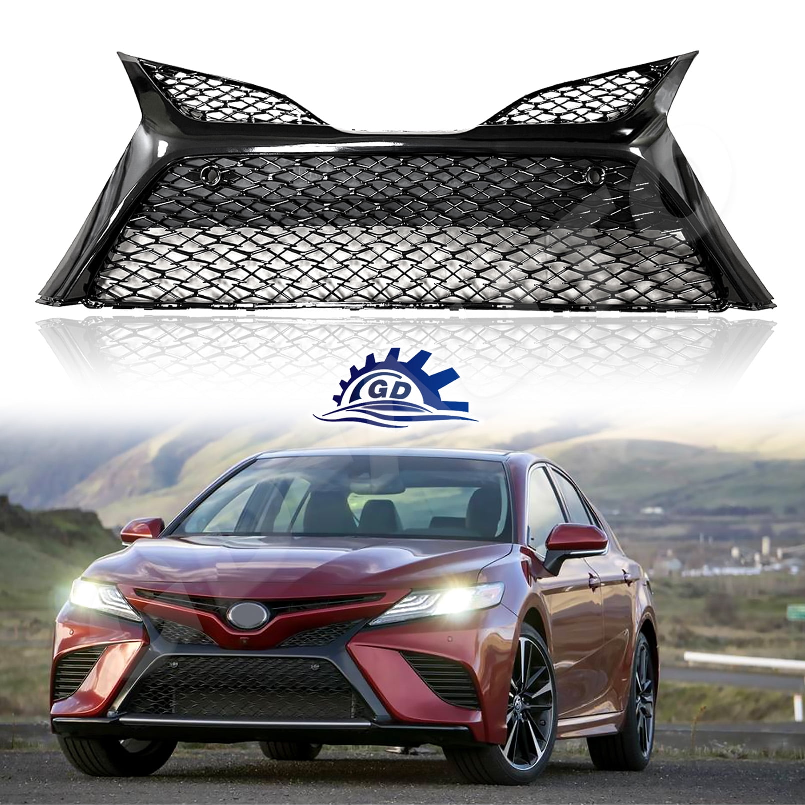 Lower Grill Fit for 2018 2019 2020 Toyota Camry SE XSE Front Bumper ...