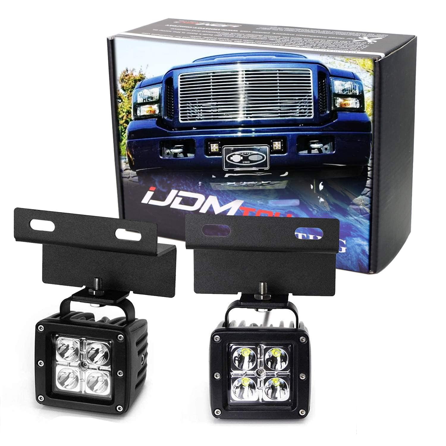 Lower Grille LED Pod Light Fog Lamps For 2005-07 Ford F250 F350 F450 ...