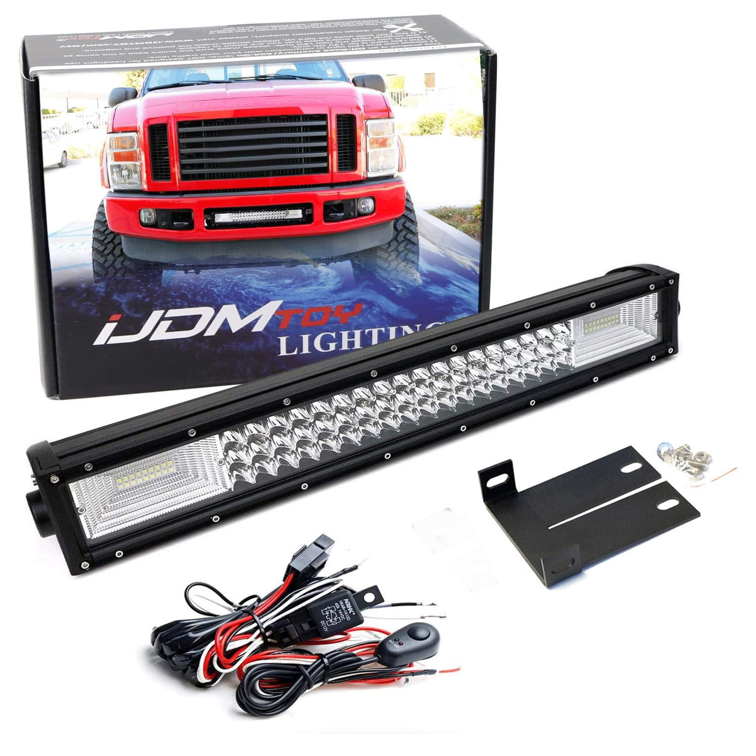 Lower Grille Mount 21-Inch LED Light Bar For 2008-10 Ford F250 F350 ...