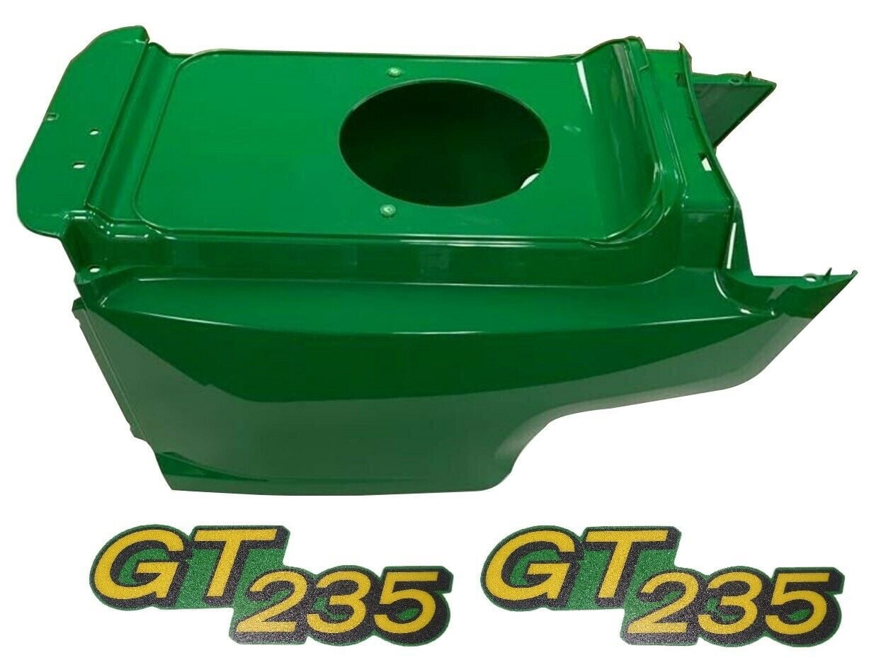Lower Hood and Set of 2Decals Replaces AM132688 M146010 Fits John ...