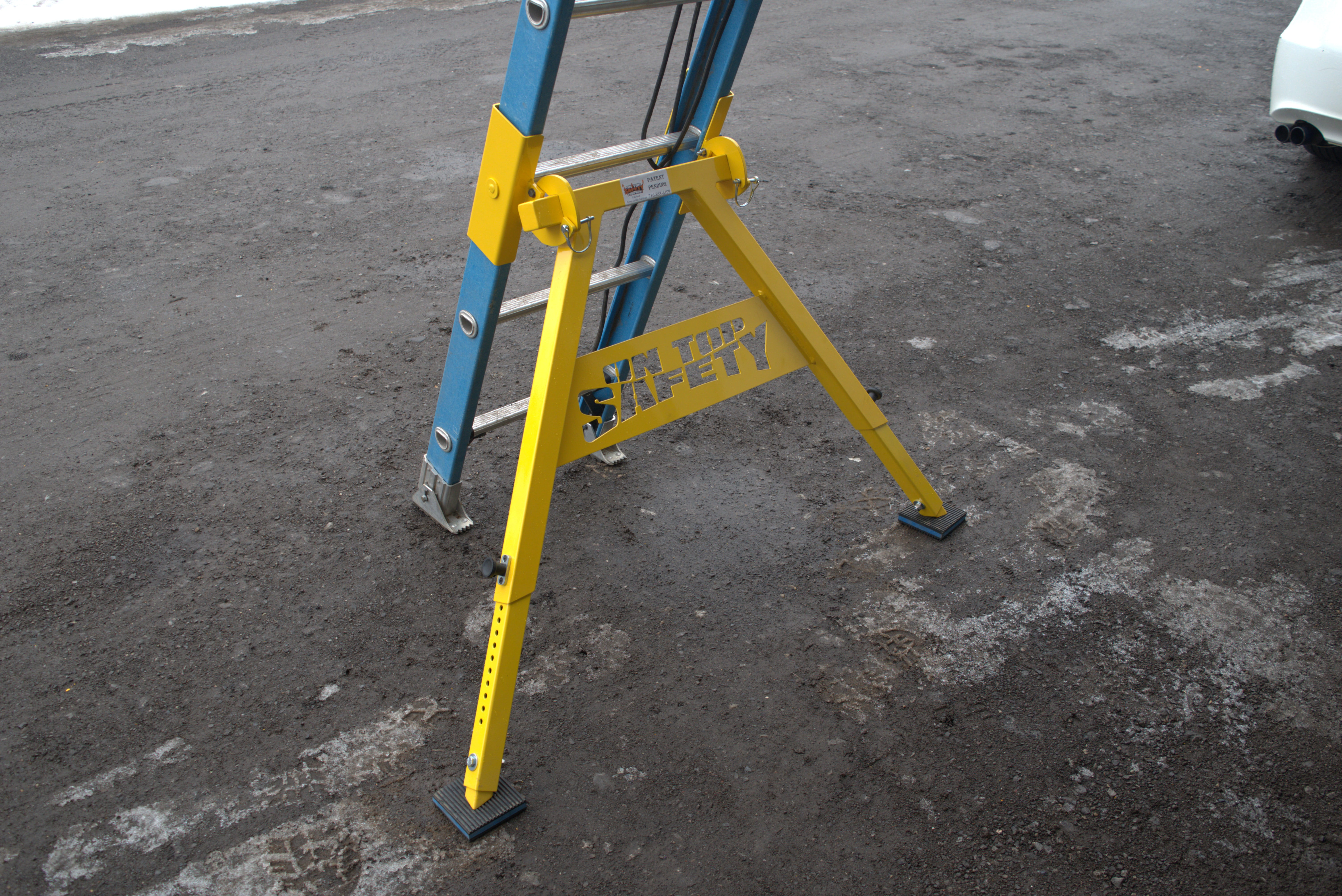 Life Grab Lower Ladder Stabilizer - On Top Safety - Powder Coated Steel ...