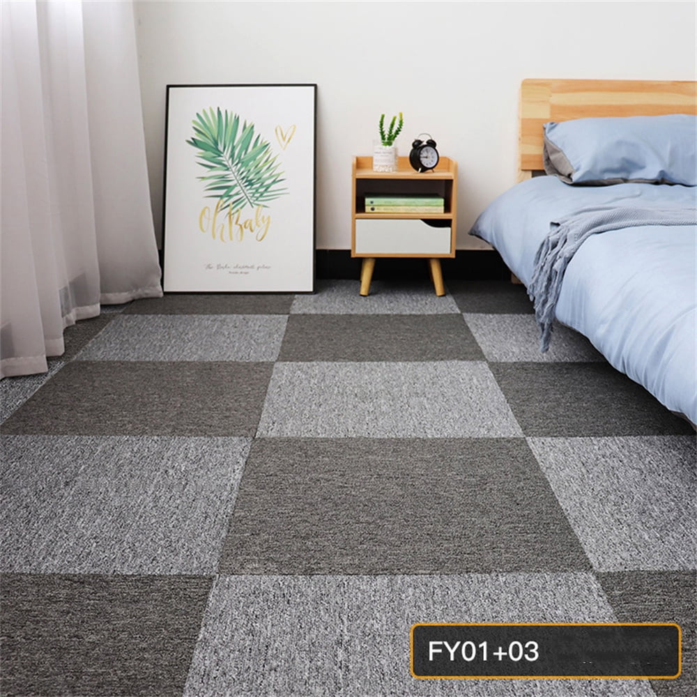 Lower Merion 19.7" x 19.7" Non-Adhesive Home Playroom Decor Carpet Tile ...