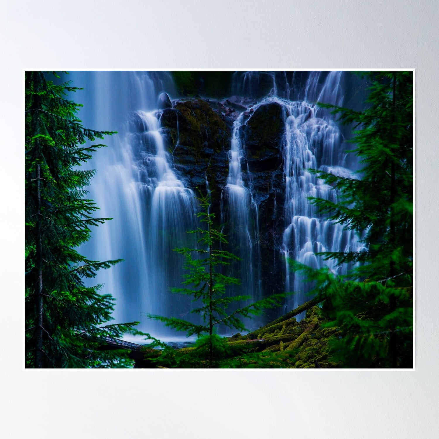 Lower Proxy Falls Poster Wall Art, Modern Wall Decor, 12x18 UNFRAMED - Walmart.com