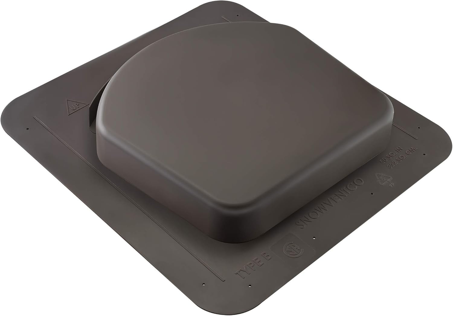 Lower Roof Intake Vent, 50 sq. in. (Brown) - Walmart.com