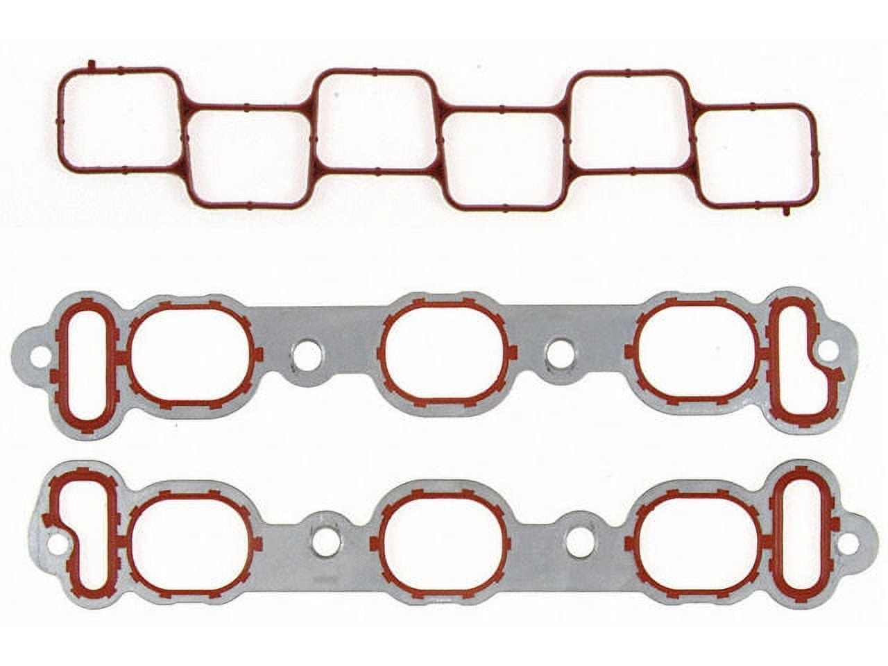 Lower and Upper Intake Manifold Gasket Set - Compatible with 2007 ...