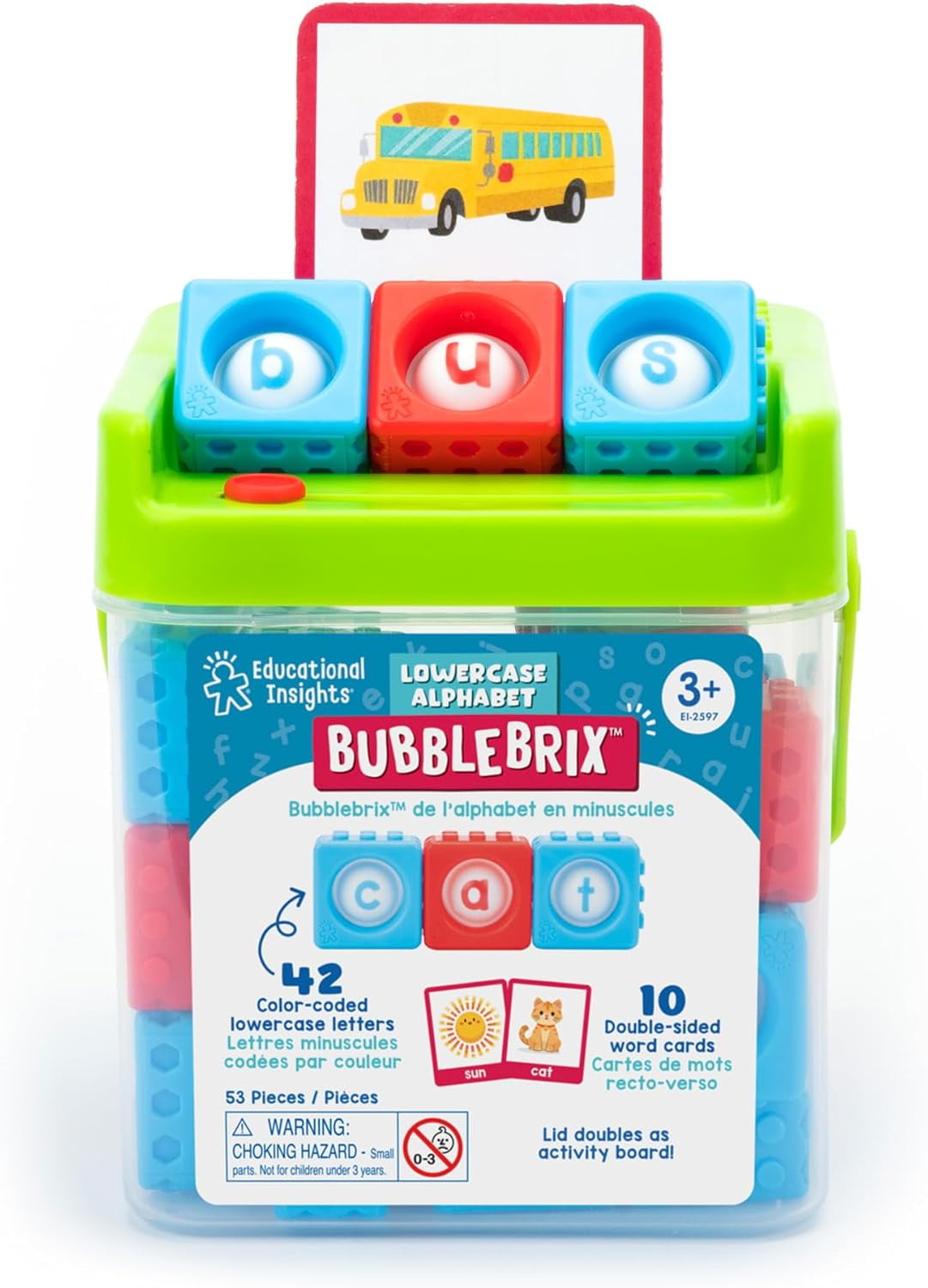 Lowercase Alphabet BubbleBrix™ - ABC Learning Toys for Toddlers ...