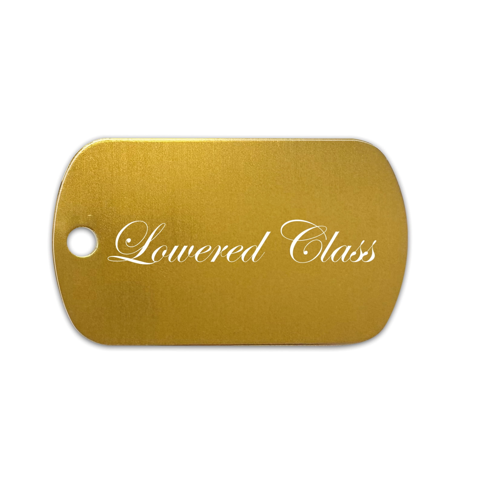 Lowered Class GI Dog Tag Aluminum Keychain bippu vip stance drift jdm ...