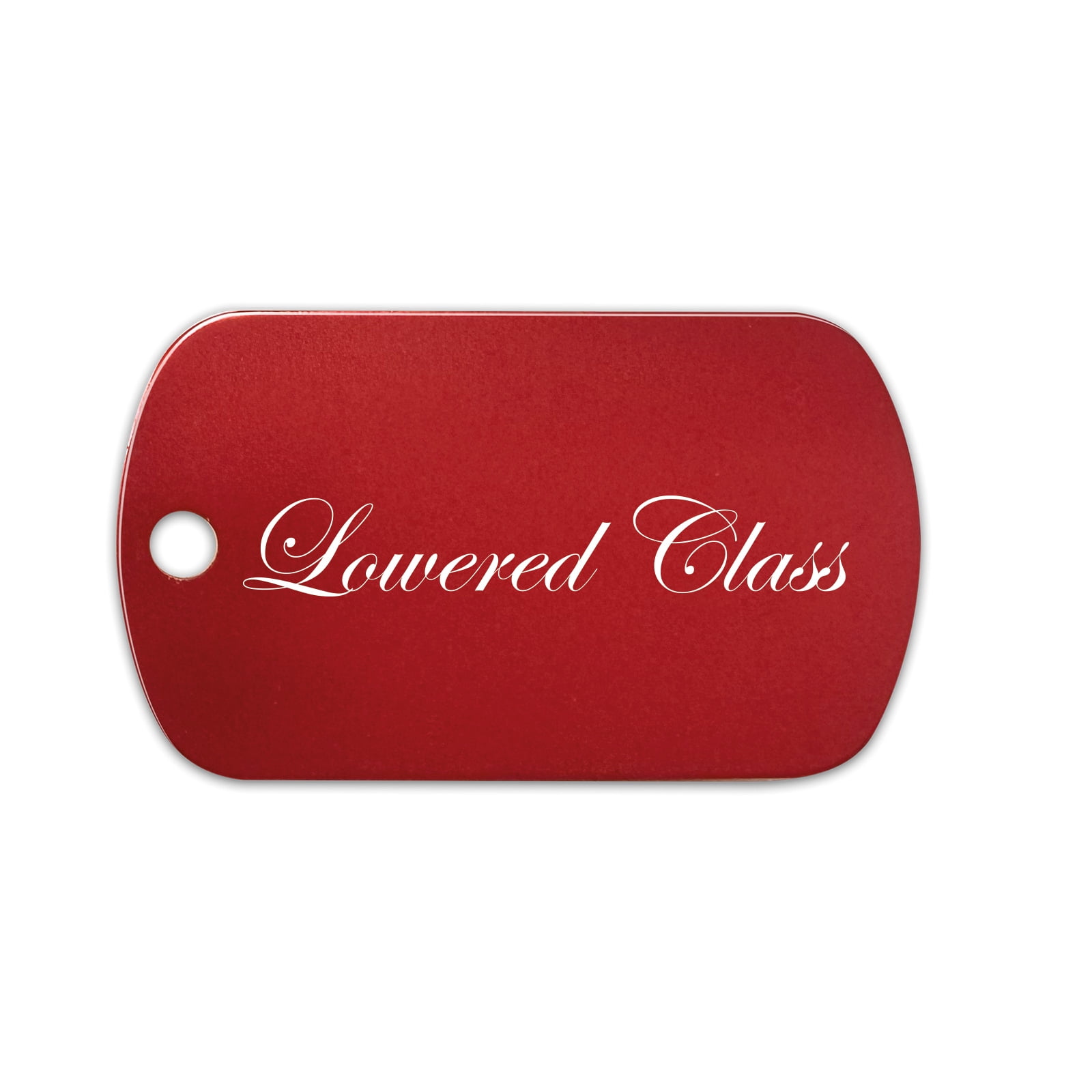 Lowered Class GI Dog Tag Aluminum Keychain bippu vip stance drift jdm ...