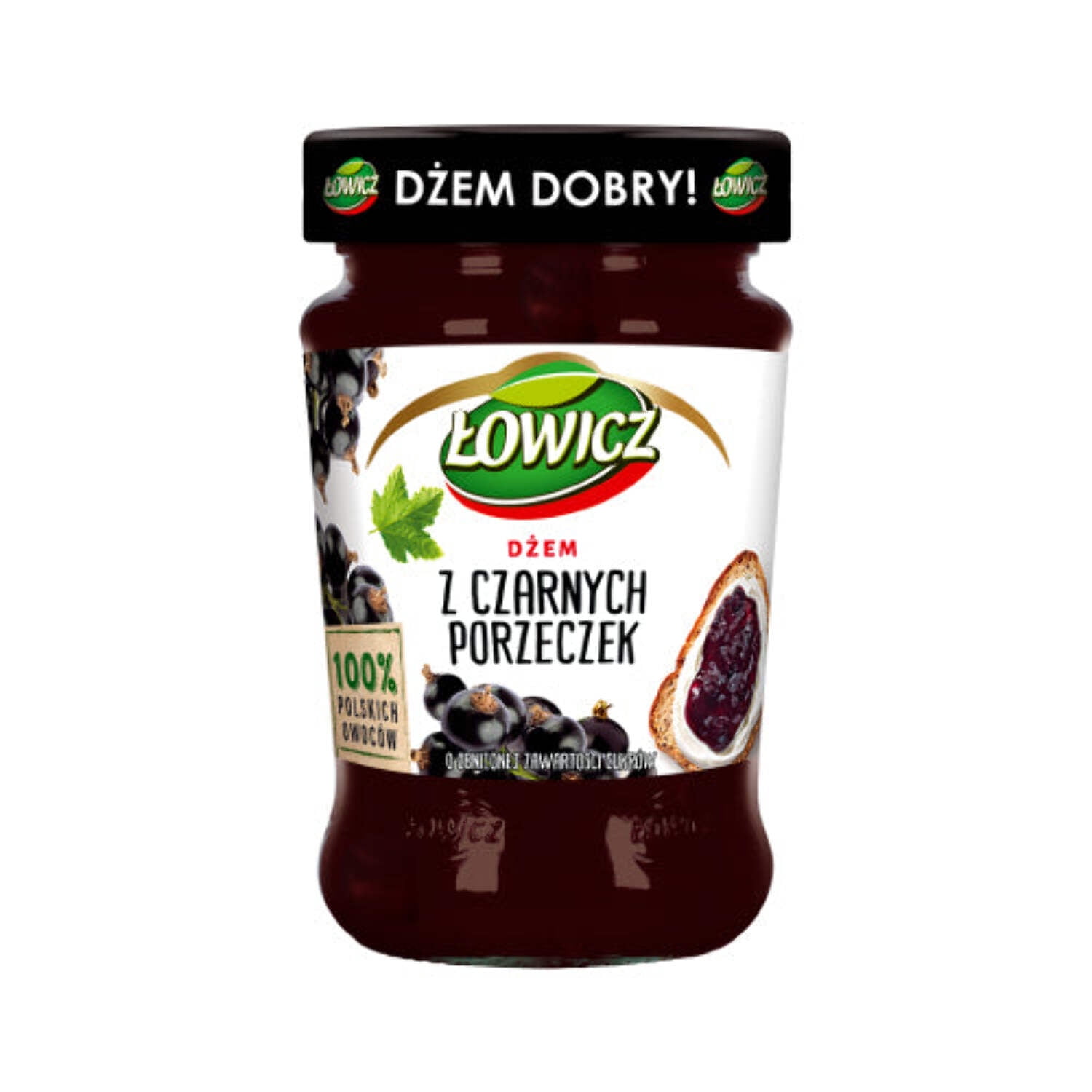Lowicz Blackcurrant Jam, Polish Fruit Preserve, 280g, Traditional ...