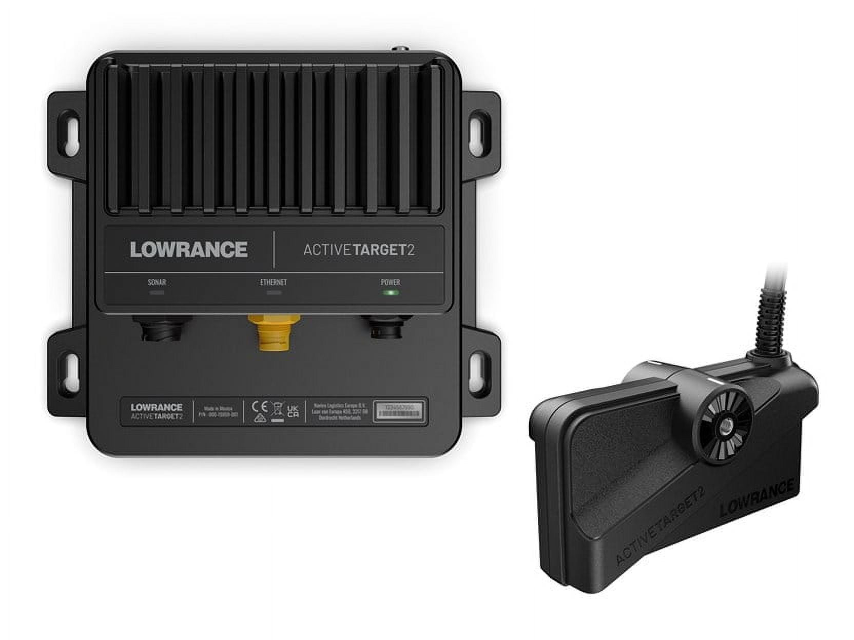 Lowrance Elite ActiveTarget 2 Live Sonar with Transducer and Mounts ...